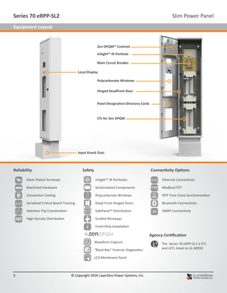 LayerZero Series 70: eRPP-SL2 Slim Remote Power Panel | PDF