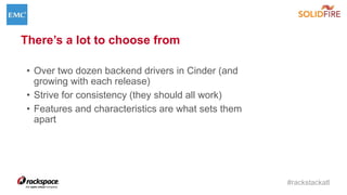 Laying OpenStack Cinder Block Services | PPT