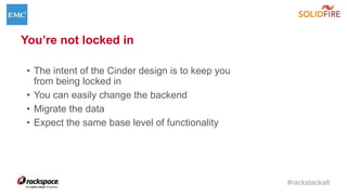 Laying OpenStack Cinder Block Services | PPT