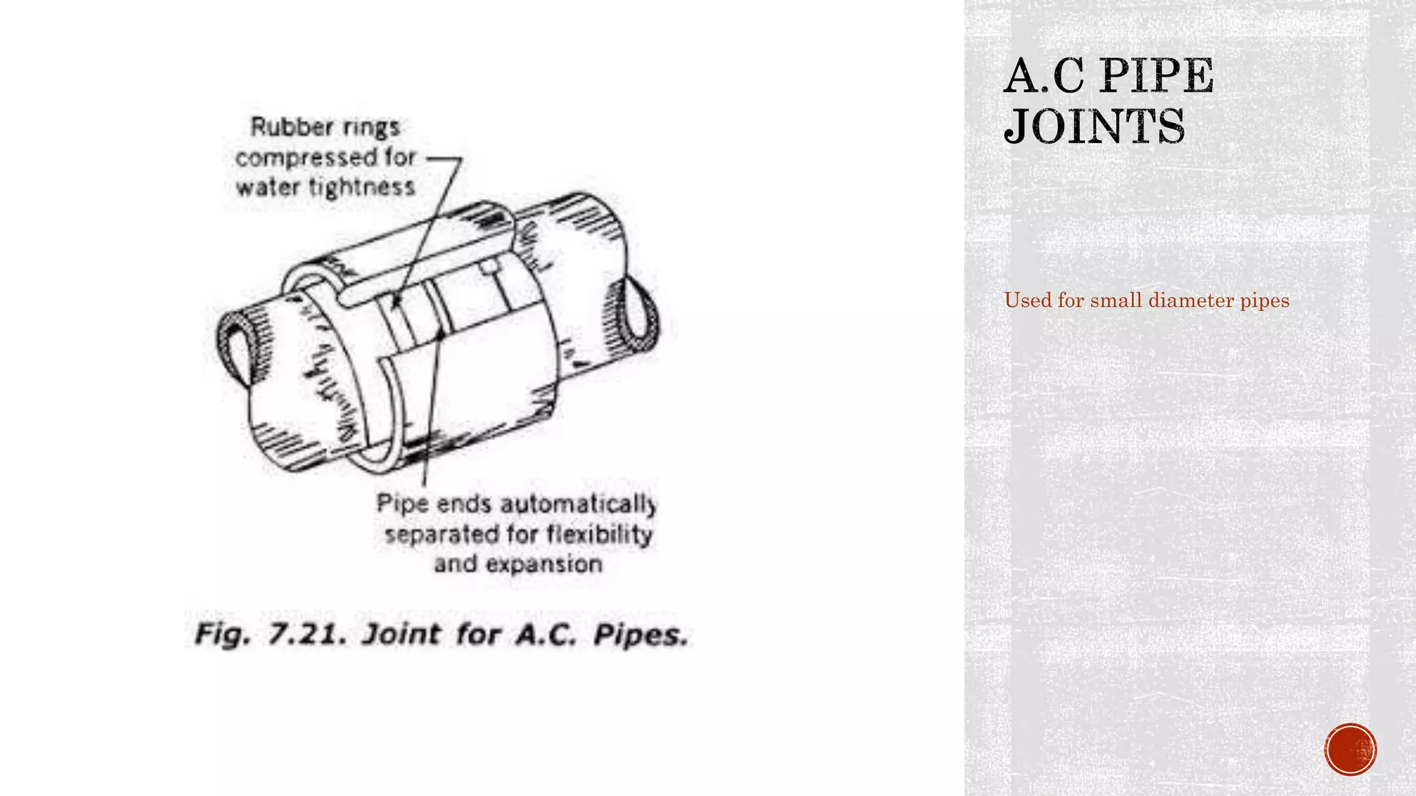 Laying, jointing and testing of pipes | PPTX