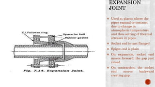 Laying, jointing and testing of pipes | PPTX
