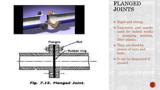 Laying, jointing and testing of pipes | PPTX