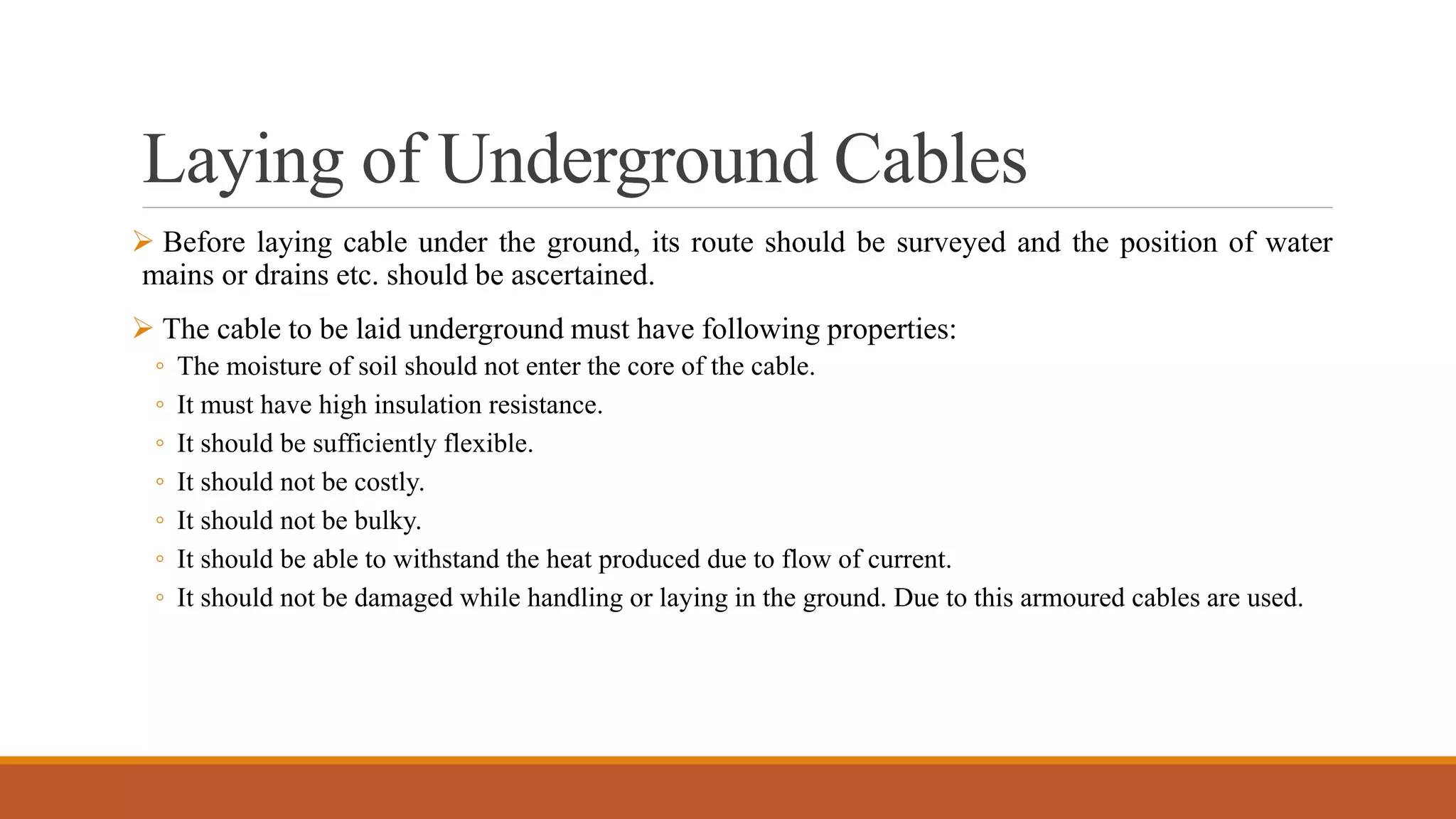 Laying of Underground Cables.pptx