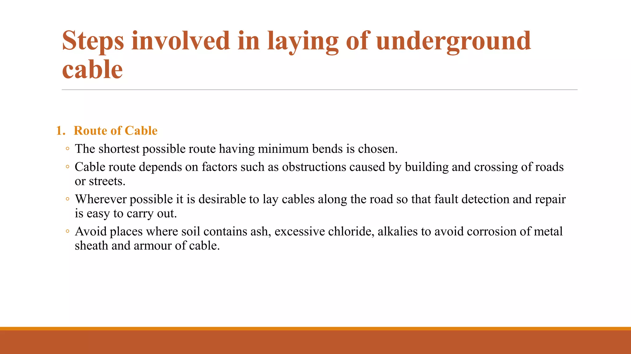 Laying of Underground Cables.pptx