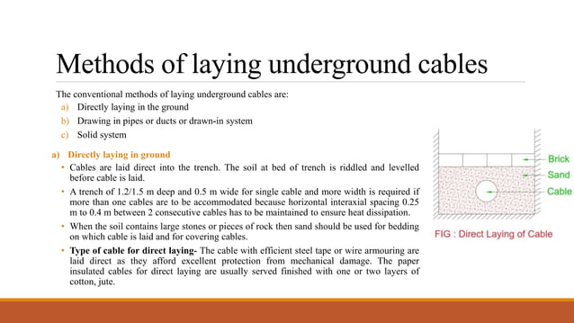 Laying of Underground Cables.pptx