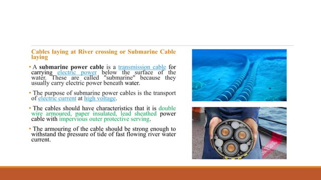 Laying of Underground Cables.pptx