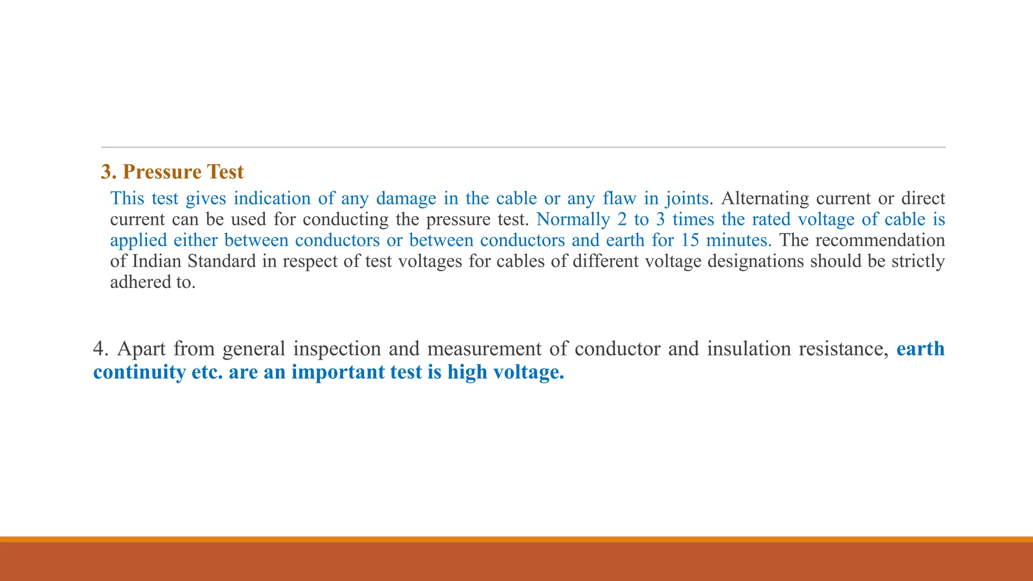 Laying of Underground Cables in INSTALLATION AND MAINTENANCE OF ...
