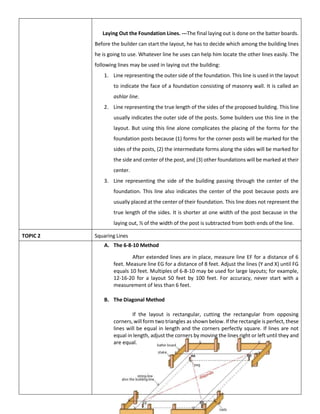 Laying out reference line.docx | Woodworking | Arts and Crafts