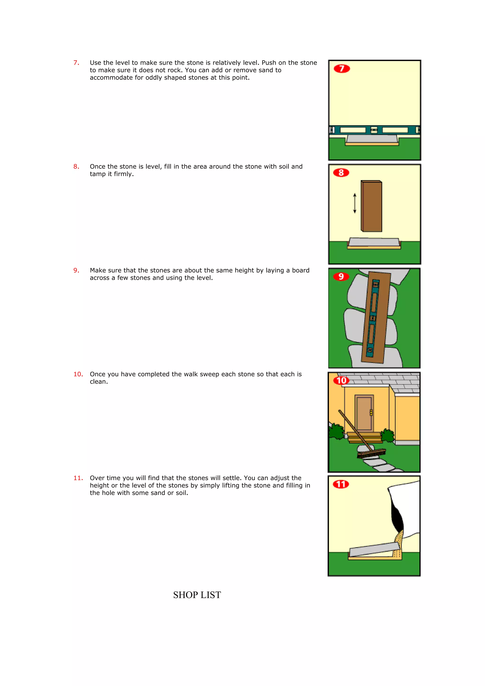 Laying stepping stones | PDF