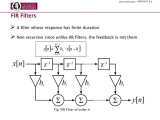 Design of FIR Filters | PPTX