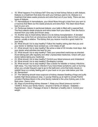 Lay kidney module | PDF