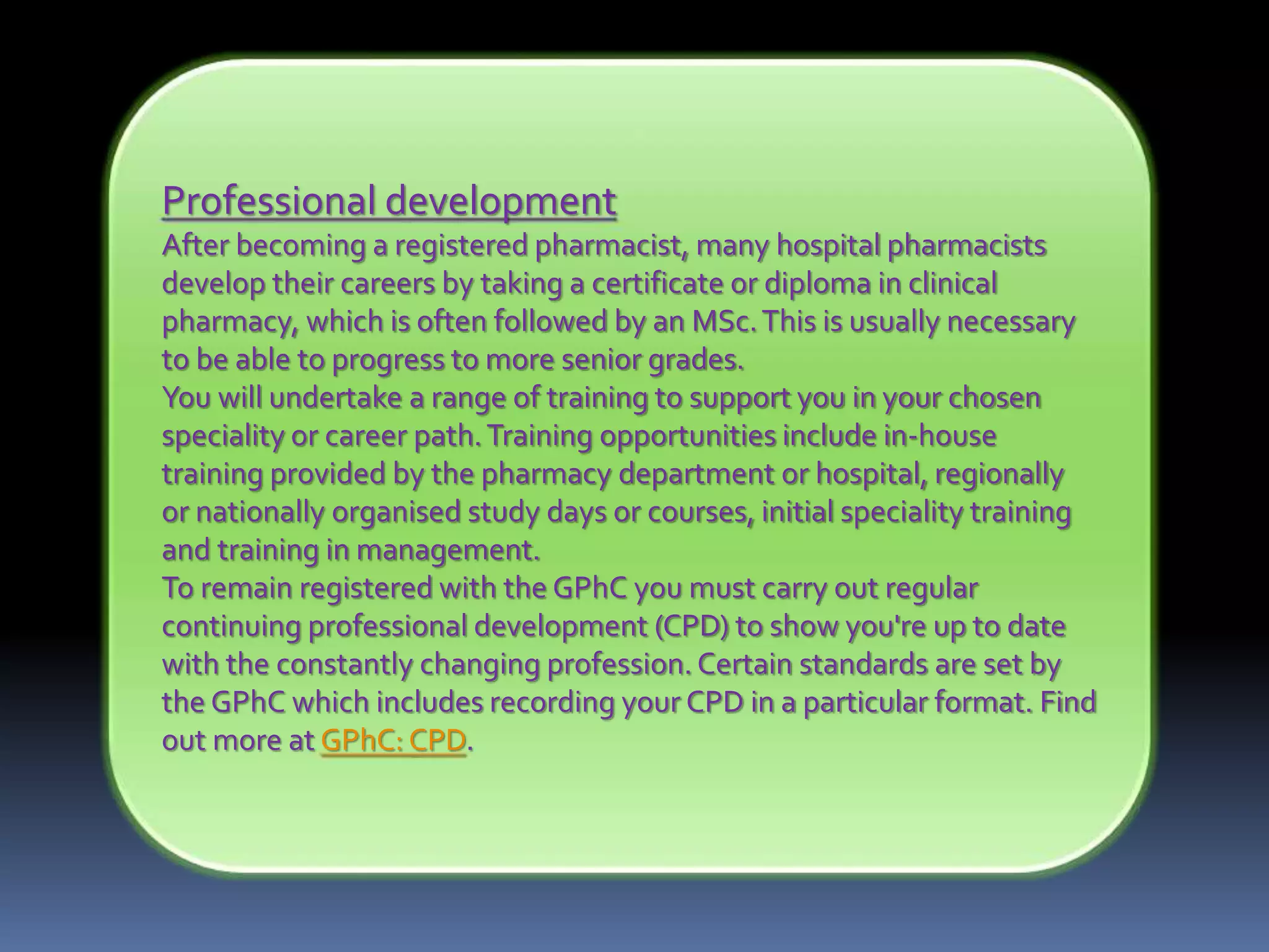 staff of hospital pharmacy | PPTX