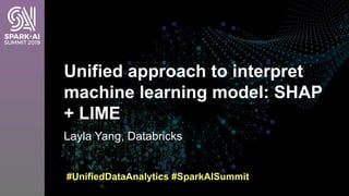 Unified Approach to Interpret Machine Learning Model: SHAP + LIME | PDF