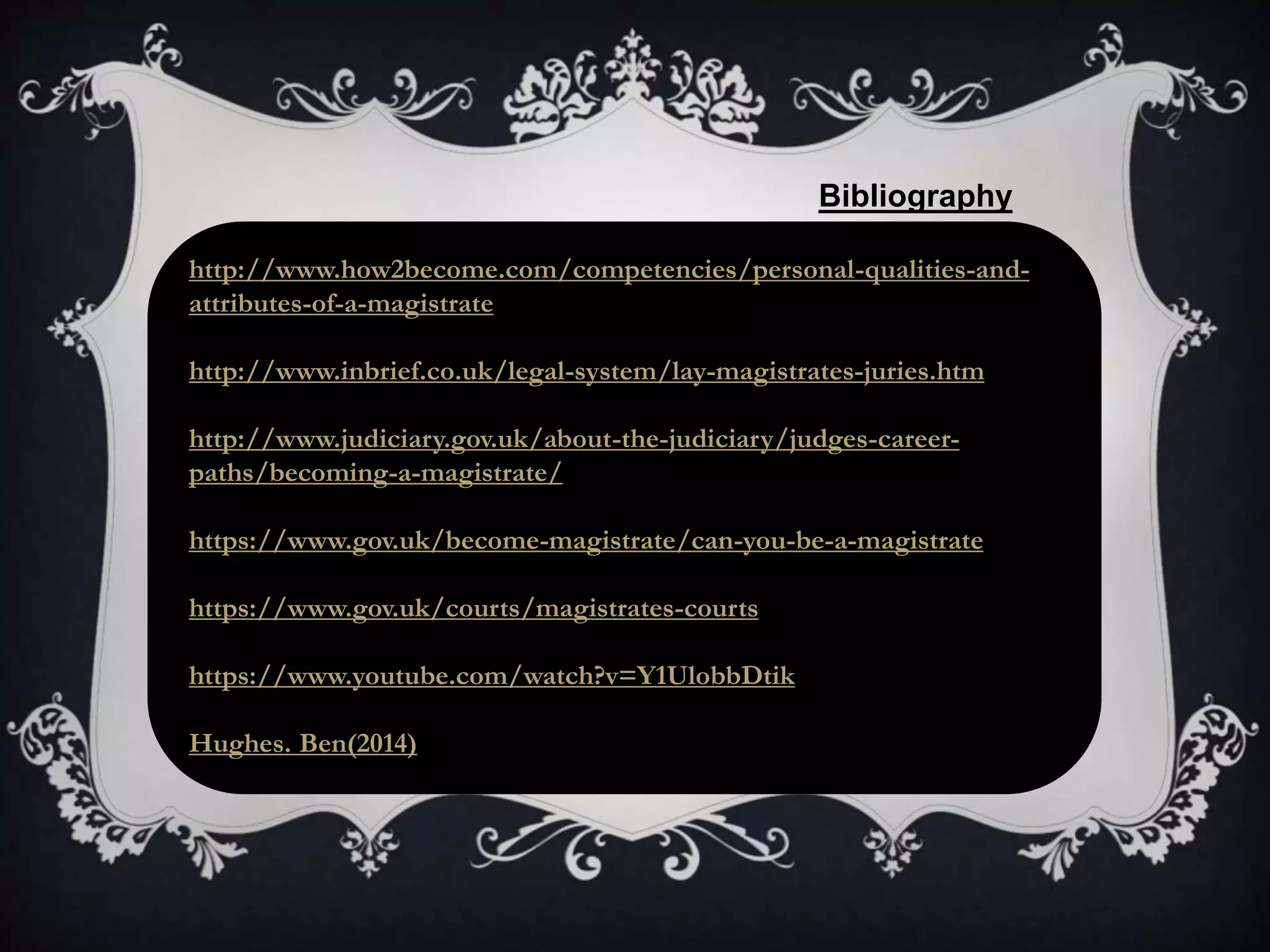 Lay magistrate powerpoint | PPTX