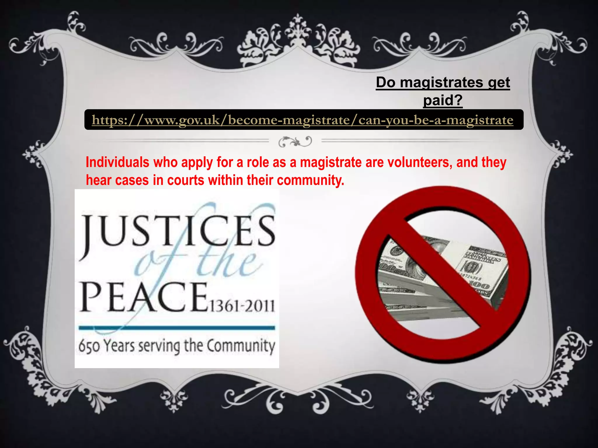 Lay magistrate powerpoint | PPTX