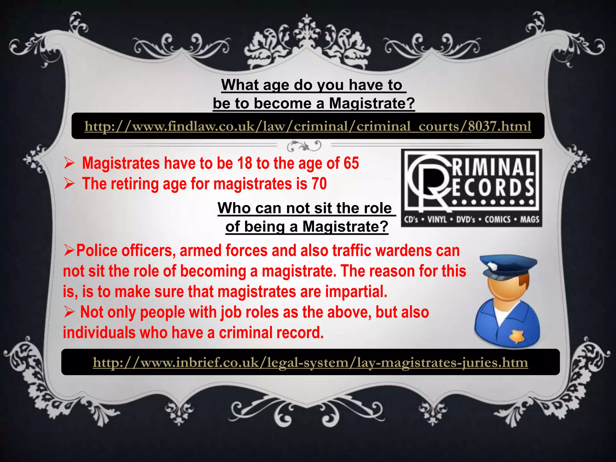 Lay magistrate powerpoint | PPTX