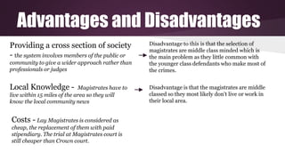 Lay magistrates presentation | PPTX