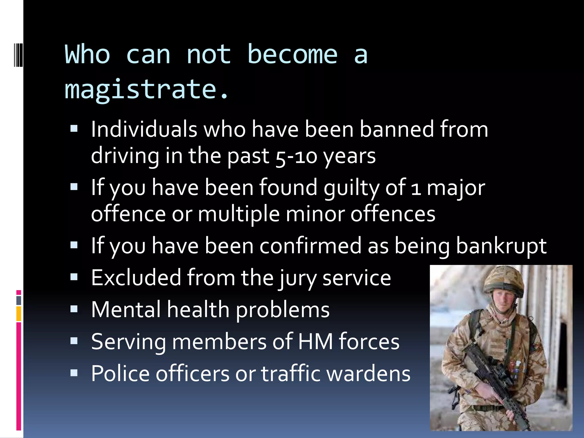 Lay magistrates presentation | PPTX