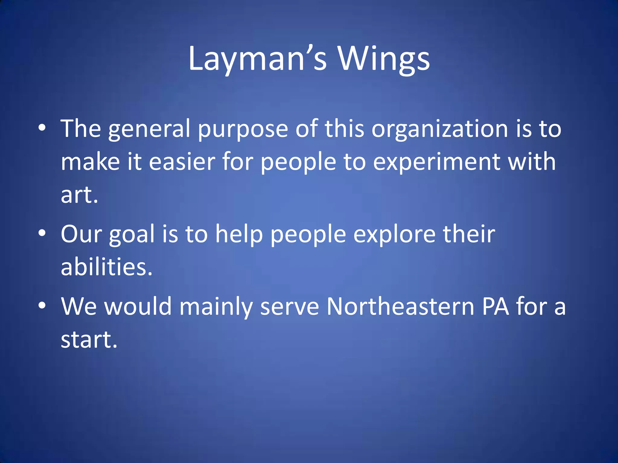 Laymans wings powerpoint | PPT