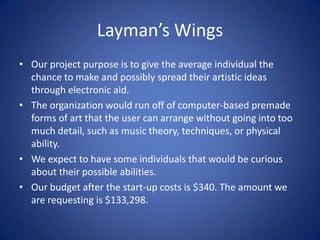Laymans wings powerpoint | PPT