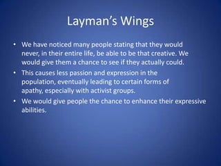 Laymans wings powerpoint | PPT