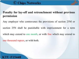 Lay off and retrenchment | PDF