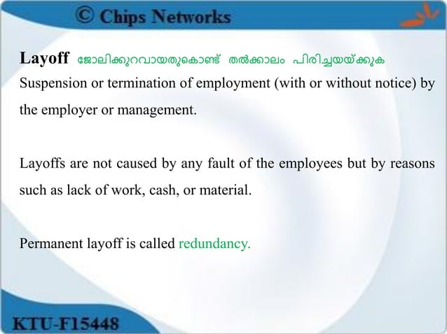 Lay off and retrenchment | PDF | Human Resources | Business