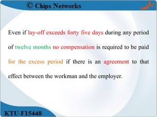 Lay off and retrenchment | PDF