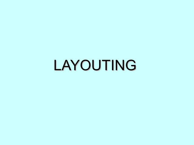 Layouting Your School Paper | PPT | Desktop Publishing | Computer ...