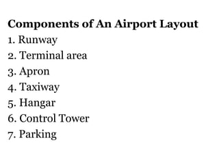 Layout of Airport Planning | PPTX