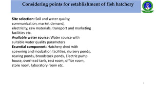 Layout of Prawn Hatchery in DFO Rajshahi | PPTX