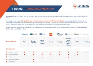 Linetech Italia Contact center di Milano si presenta | PDF