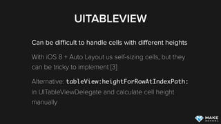 Layout with Stack View, Table View, and Collection View | PDF