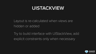 Layout with Stack View, Table View, and Collection View | PDF
