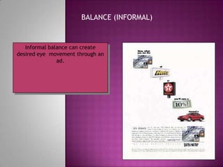 Informal Balance Advertisement