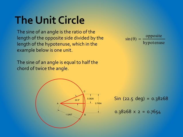 Lay out an angle using the chordal method | PPT
