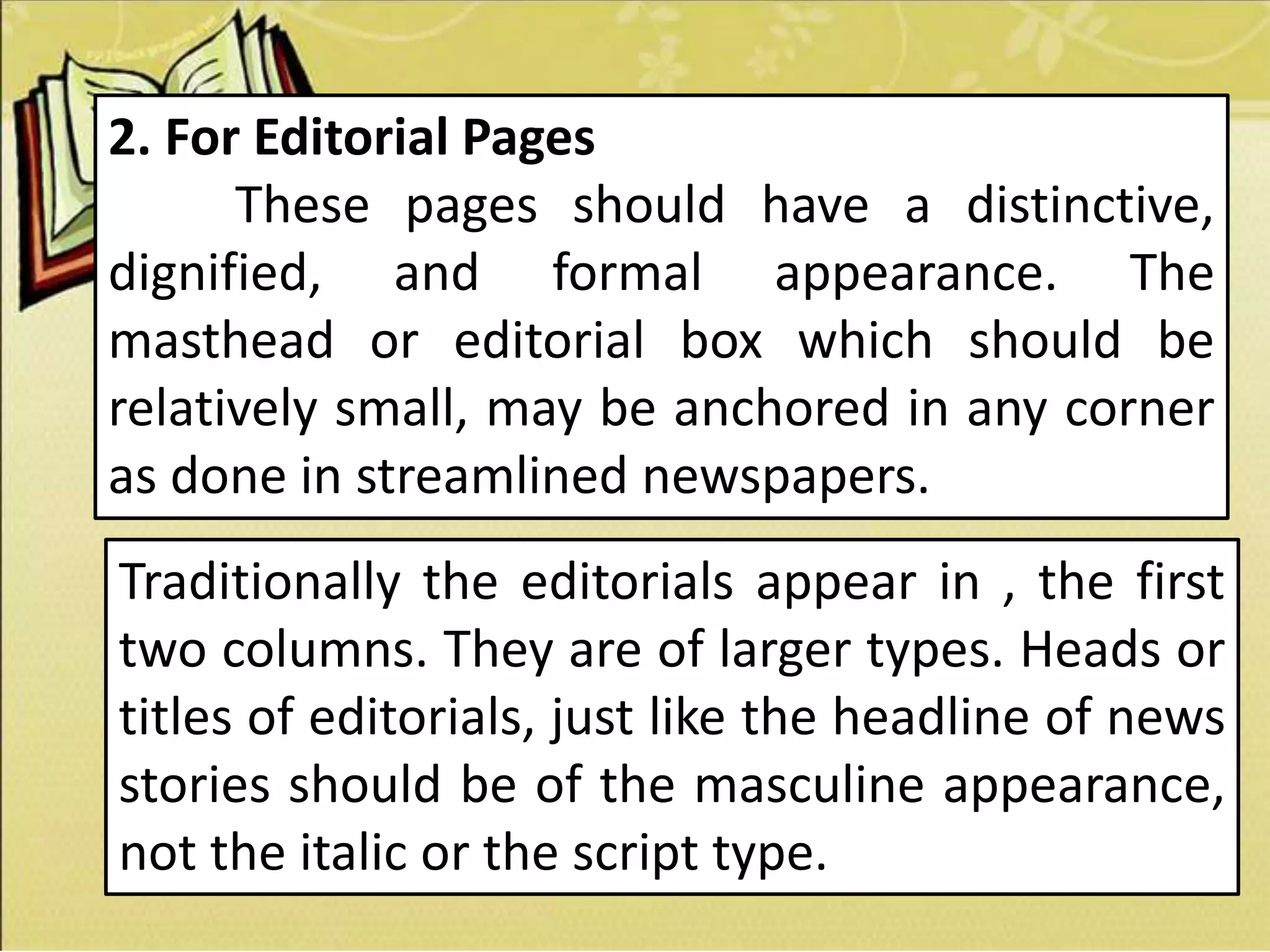 Layout and Makeup | PPTX