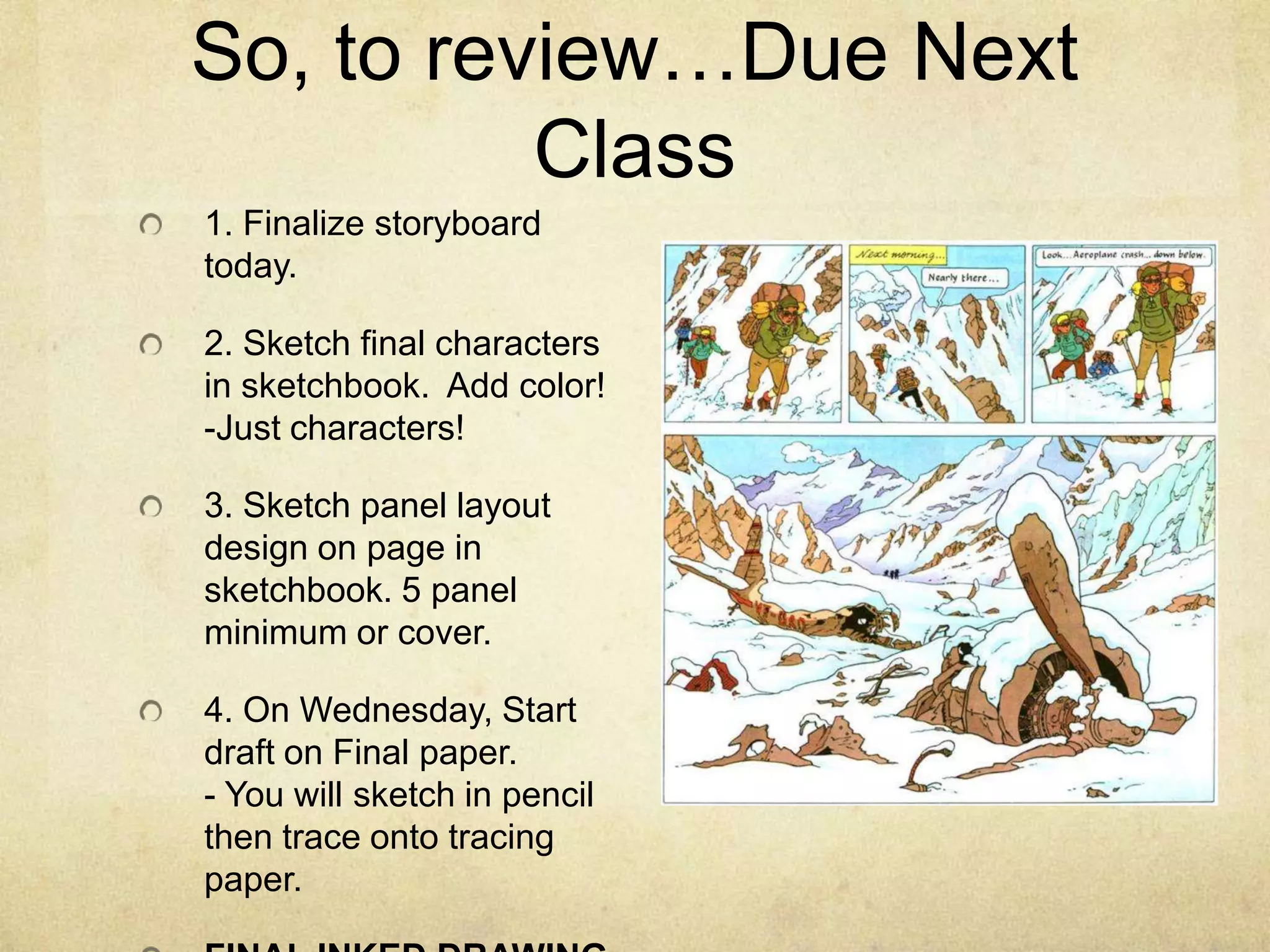 Layout and paneling comics | PPTX