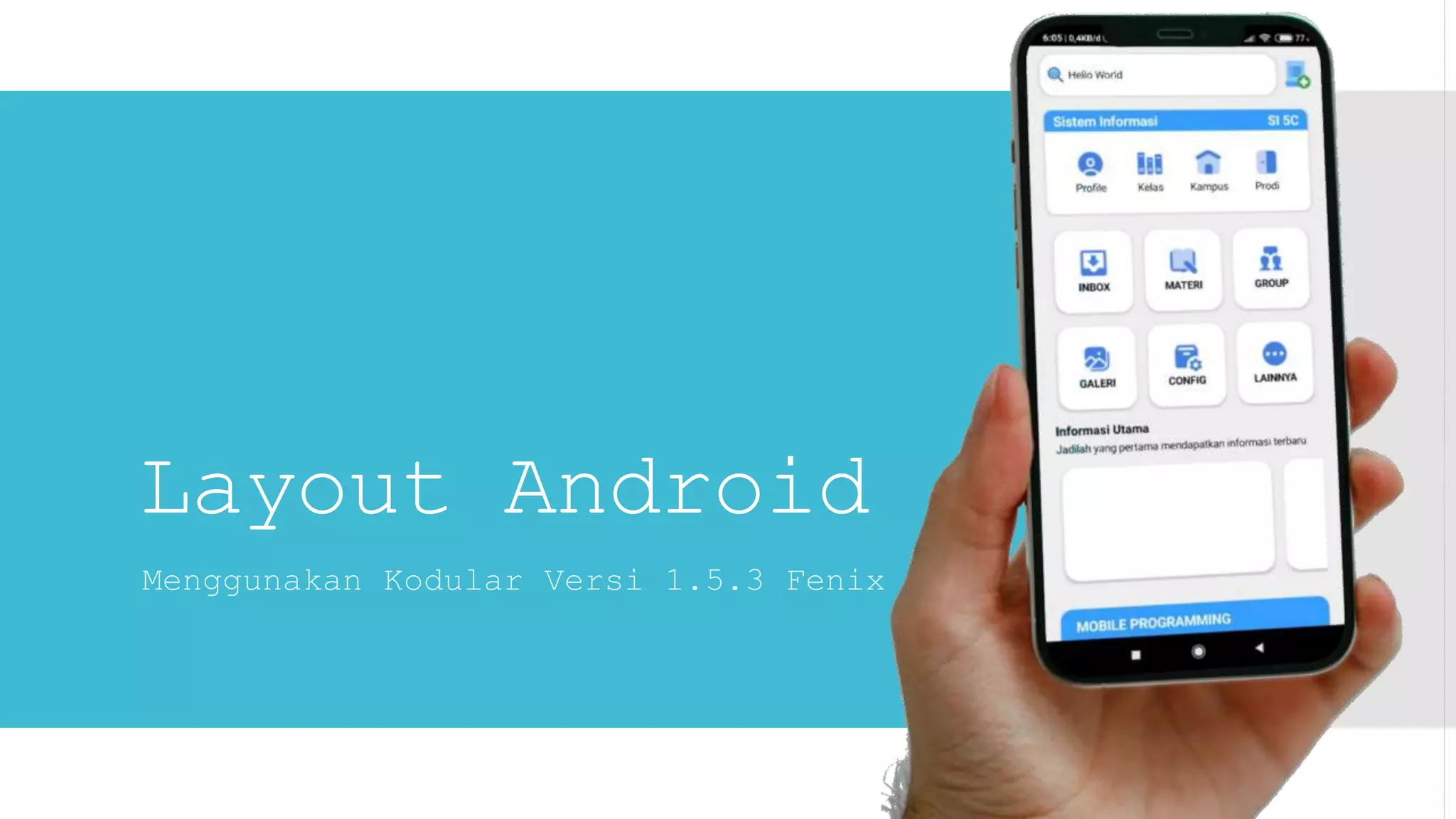 Layout Android Pptx