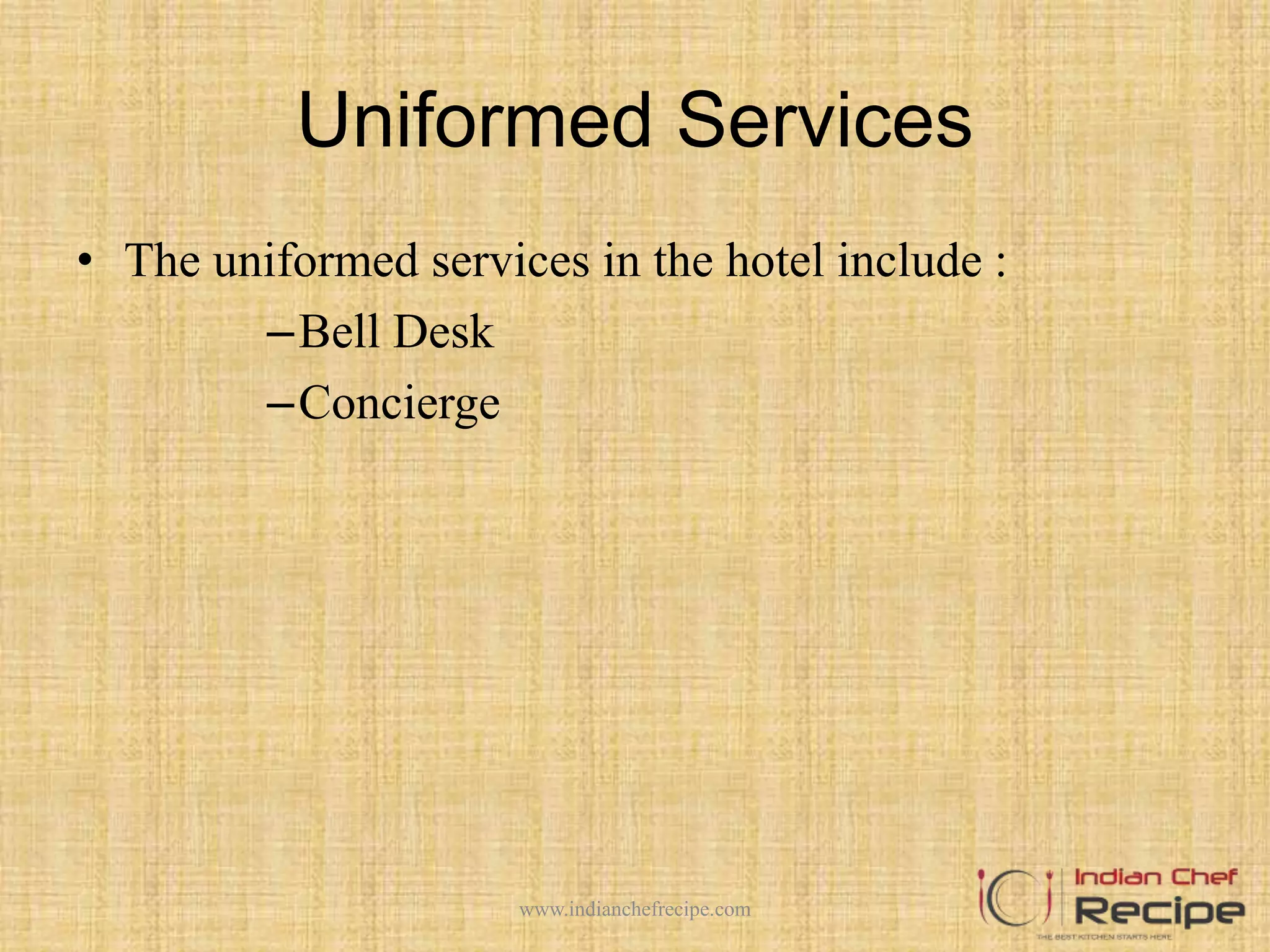 LAYOUT AND SECTIONS OF FRONT OFFICE | PPTX