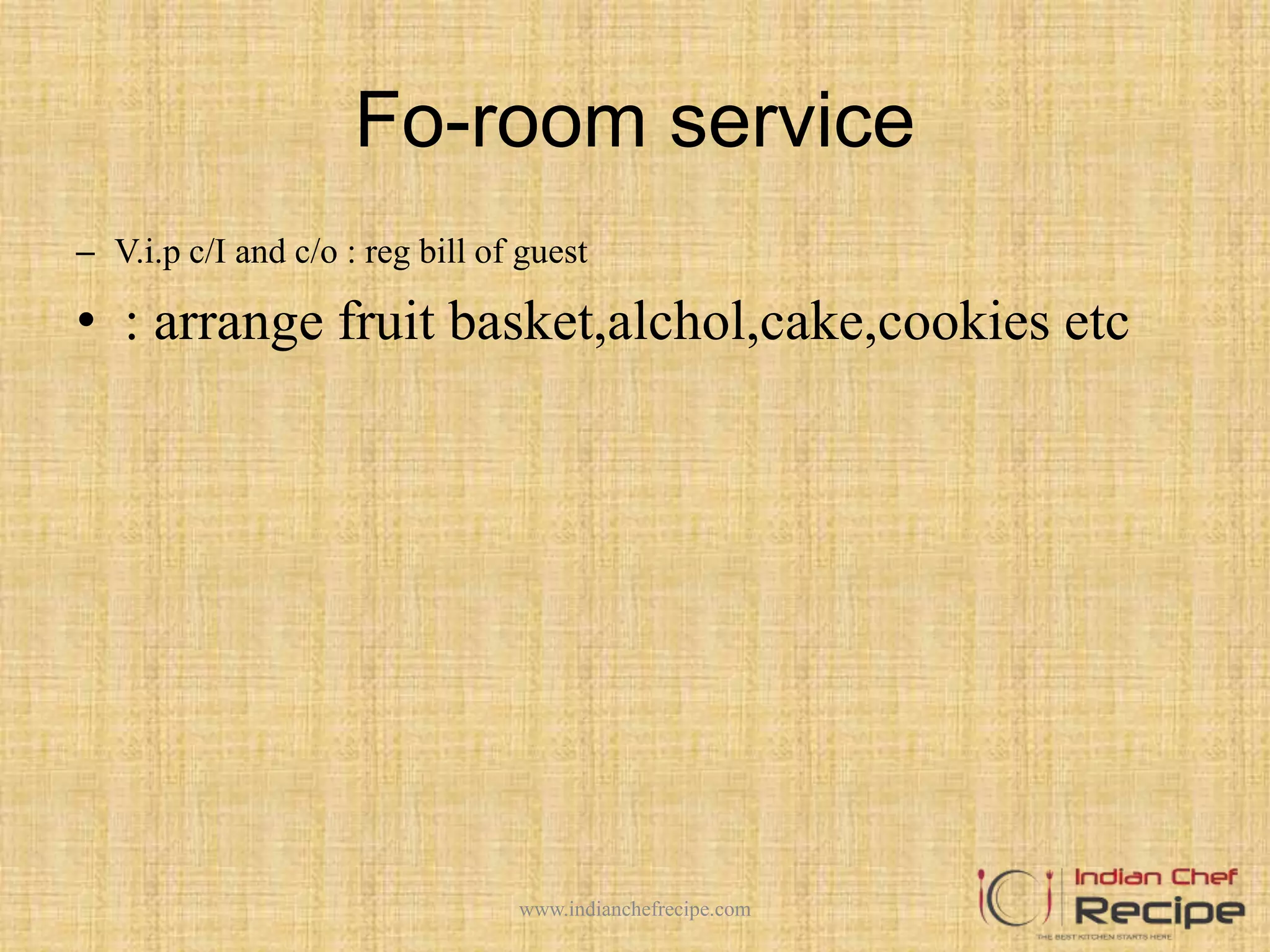 LAYOUT AND SECTIONS OF FRONT OFFICE | PPTX