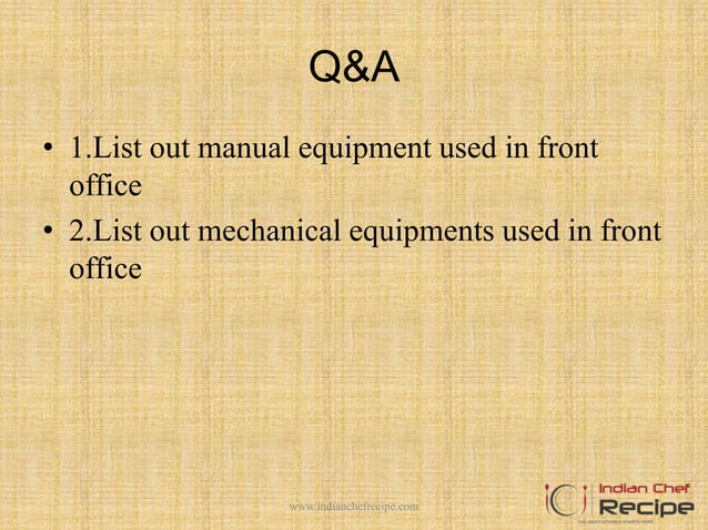 LAYOUT AND SECTIONS OF FRONT OFFICE | PPTX | Hospitality Industry ...