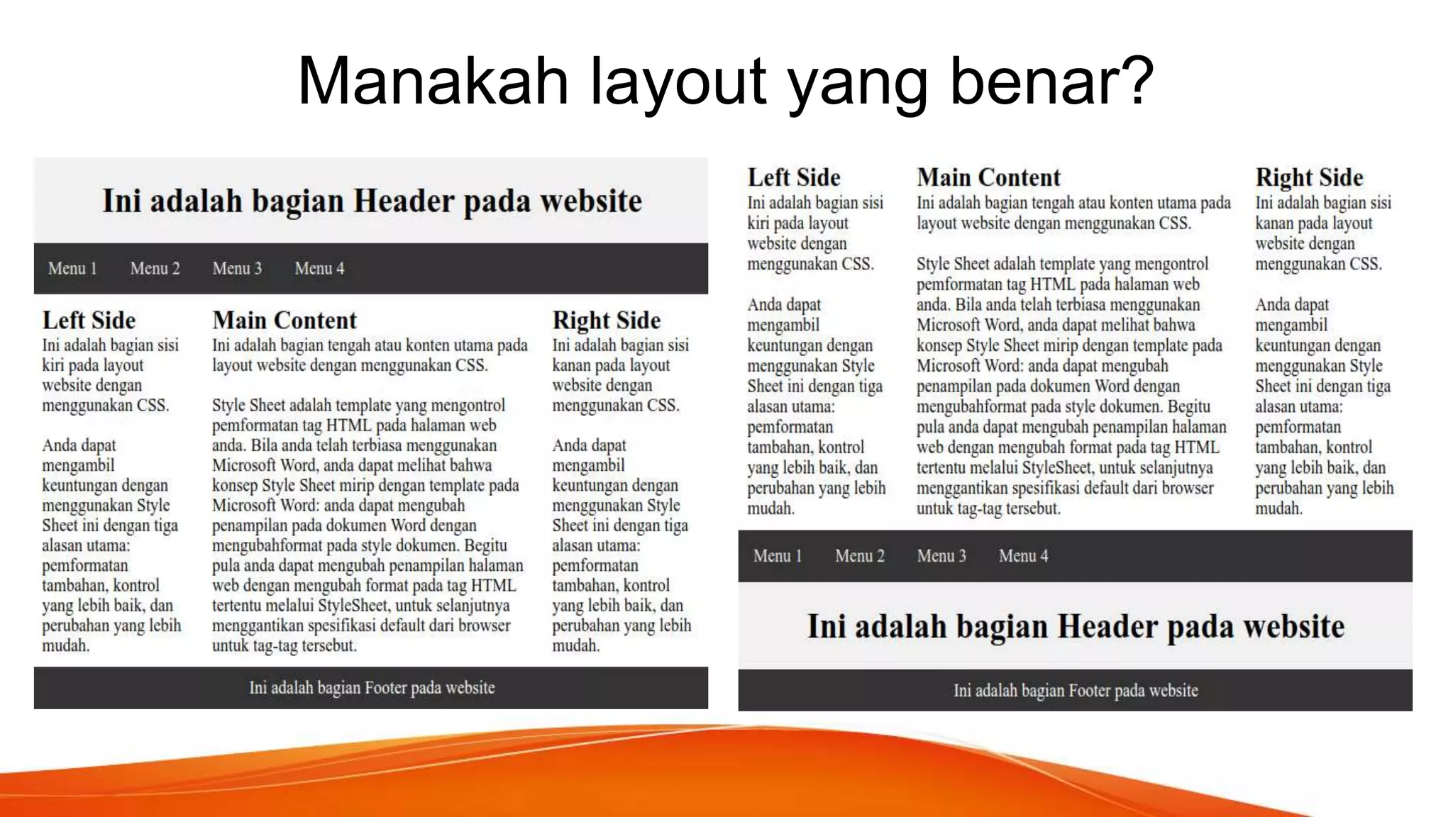 Layout CSS - disusun oleh Fitri Ratna Dewi | PPT