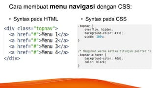Layout CSS - disusun oleh Fitri Ratna Dewi | PPT