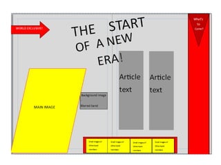 Draft Layout for Music Magazine | PPT