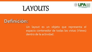 Layout en android | PPSX