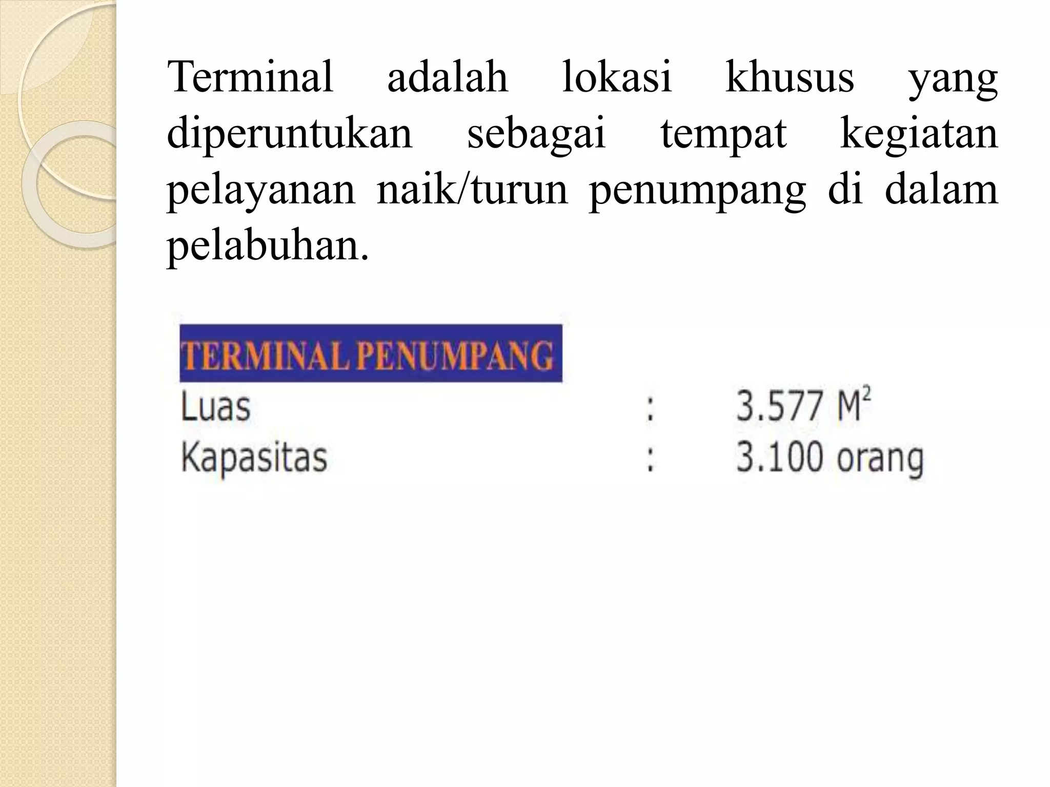 Layout fasilitas pelabuhan belawan | PPTX