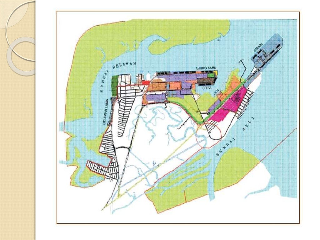 Layout fasilitas pelabuhan belawan