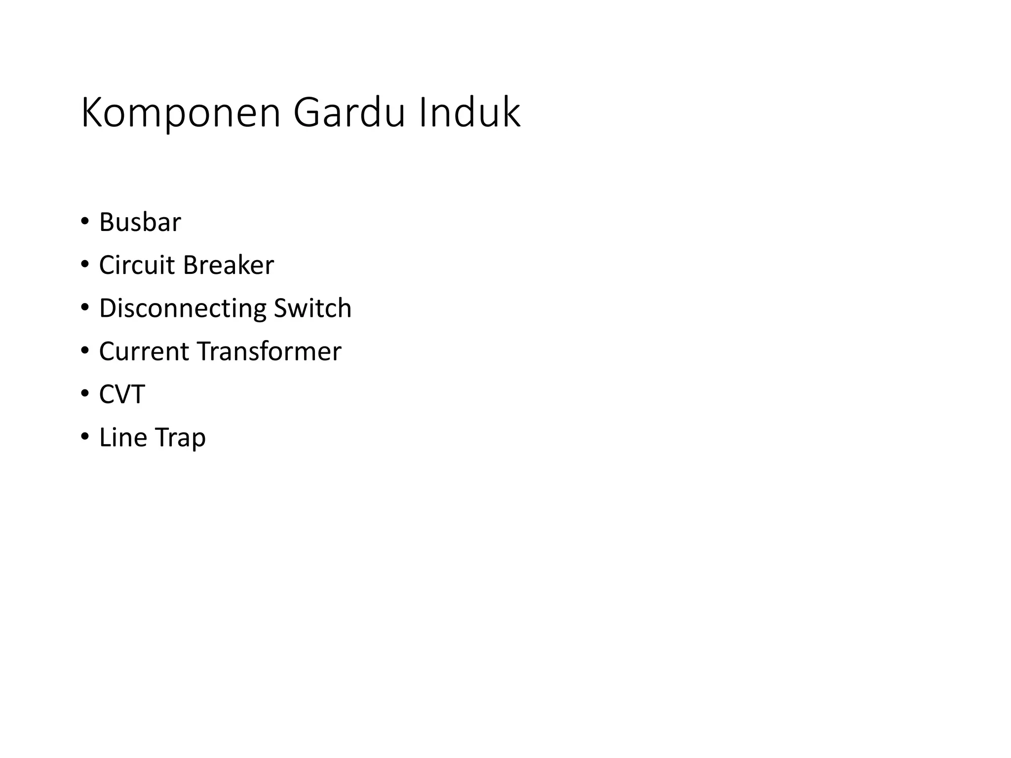 Perencanaan, Operasi, dan Layout Gardu Induk (GI) | PPTX