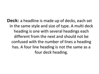 Layout glossary | PPT